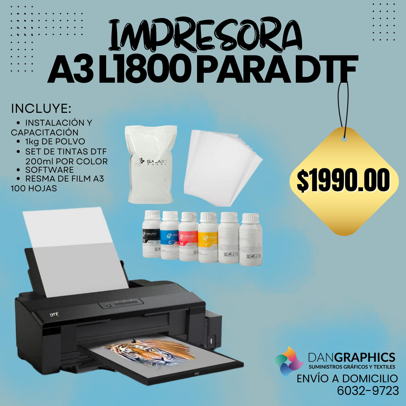 IMPRESORA Y MATERIALES PARA SUBLIMACIÓN EN PANAMÁ - DAN-GRAPHICS