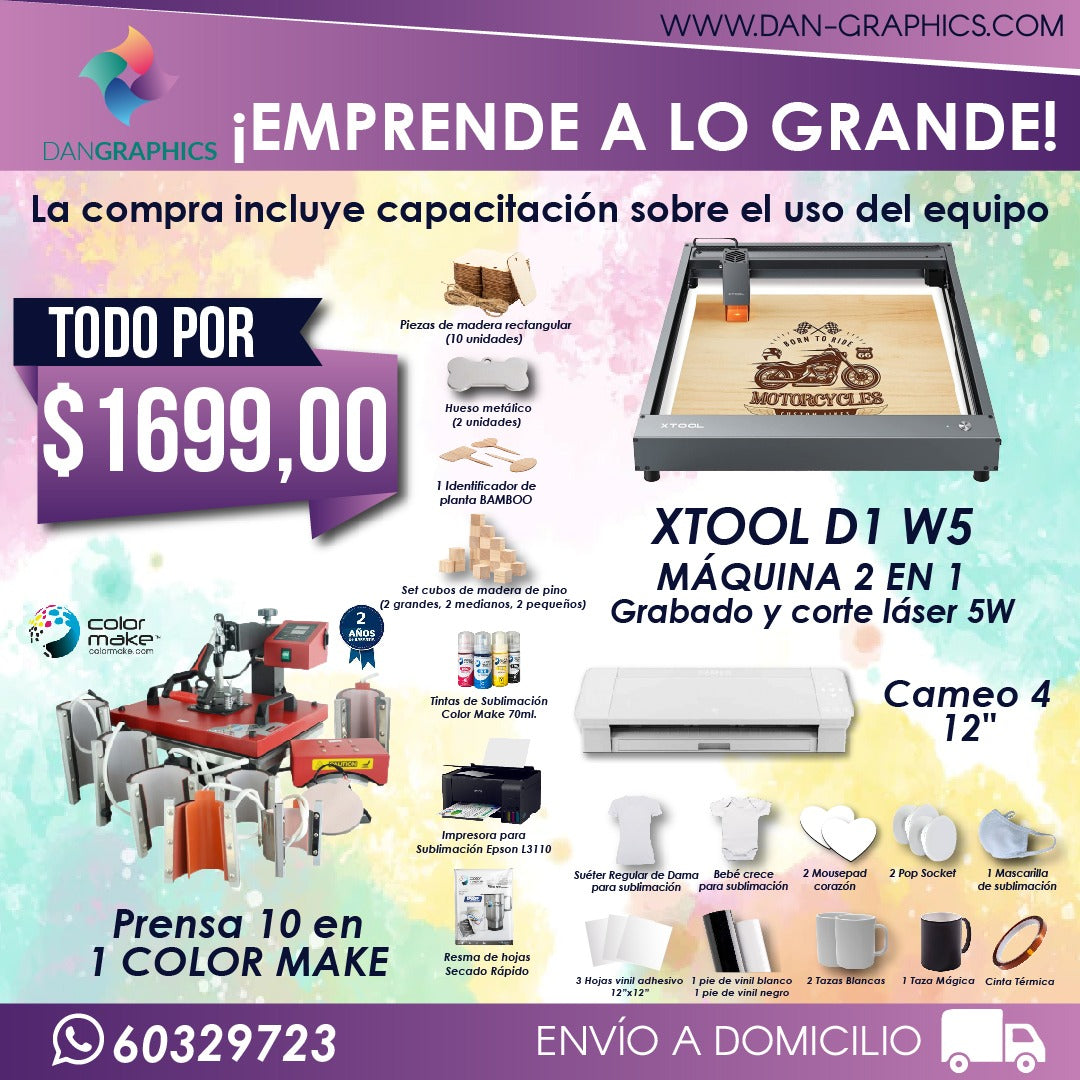 DAN GRAPHICS - EQUIPOS DE SUBLIMACIÓN BARATOS