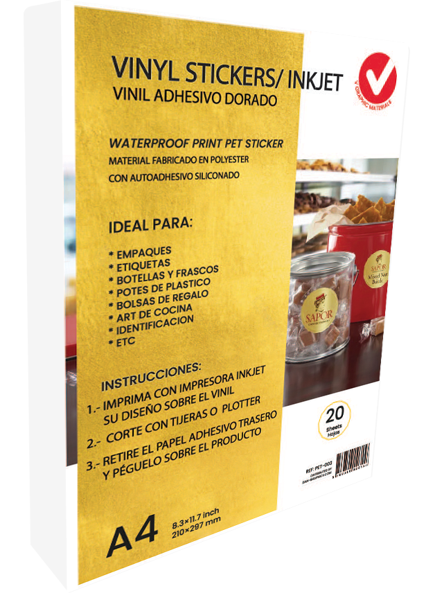 VINIL ADHESIVO IMPRIMIBLE Y SUBLIMABLE