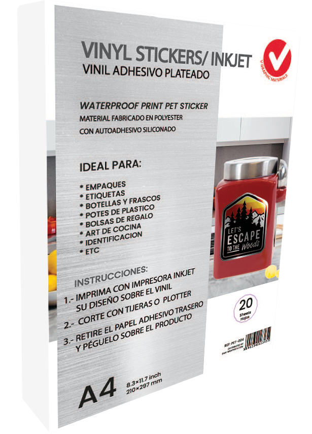 VINIL ADHESIVO IMPRIMIBLE Y SUBLIMABLE
