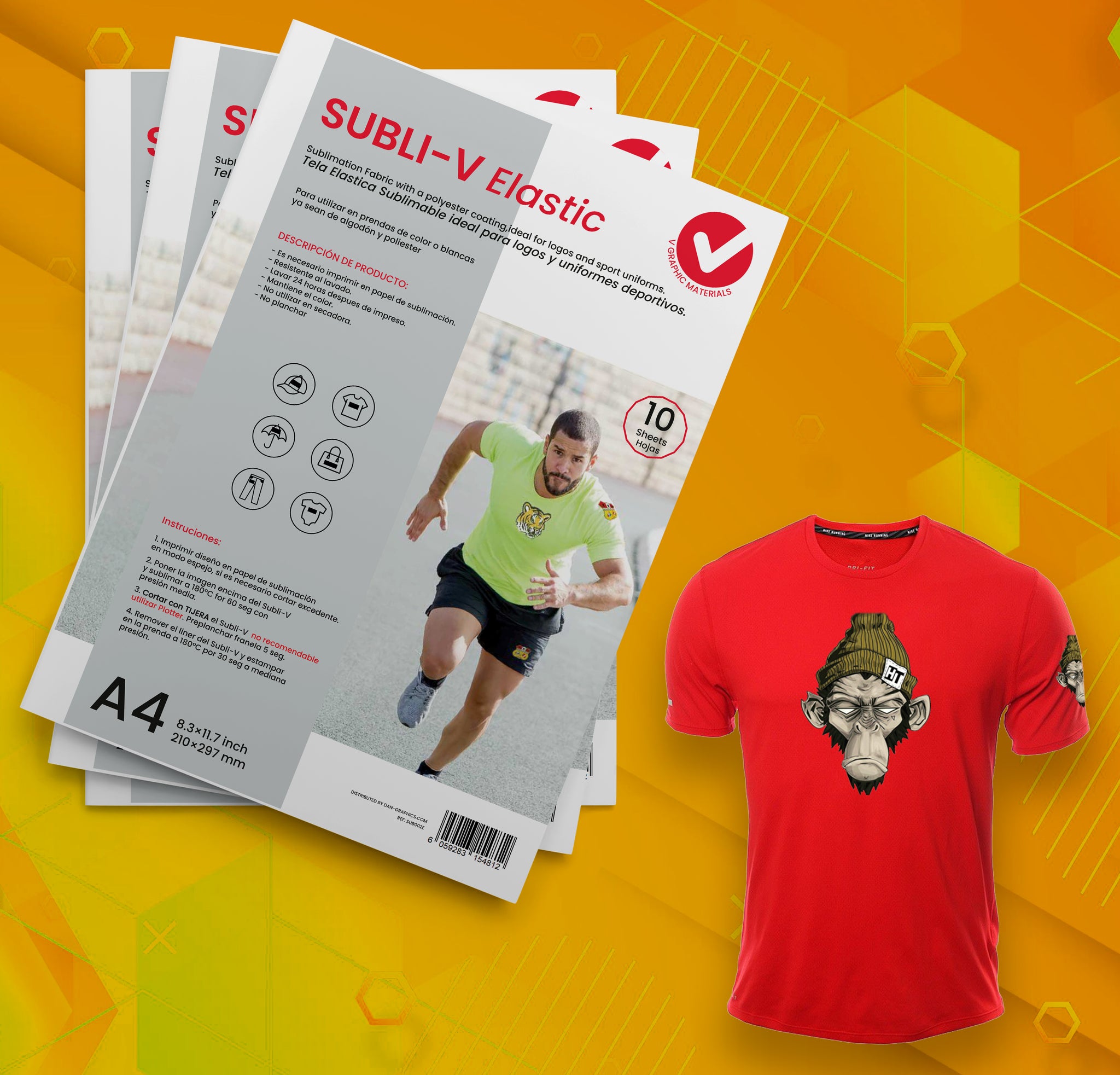 SUBLI V ELASTIC (SUBLIMABLE) – DAN GRAPHICS