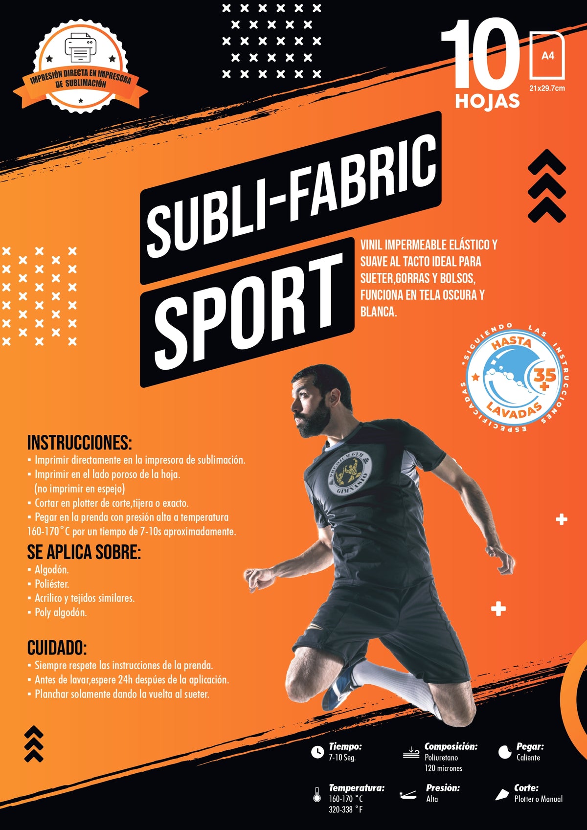 SUBLI FABRIC SPORT Vinil Sublimable